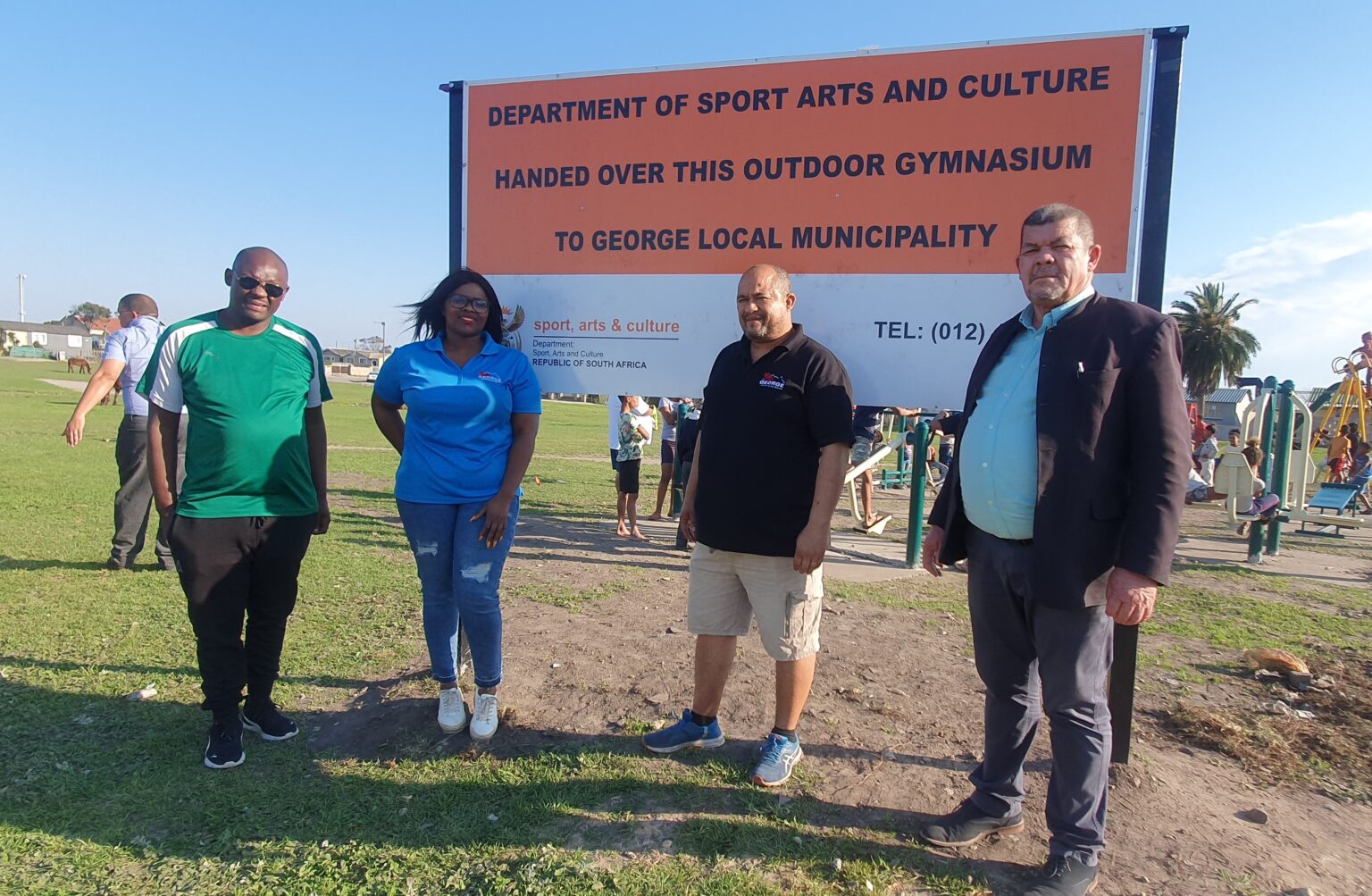 New outdoor gym equipment officially opened in Conville - George ...