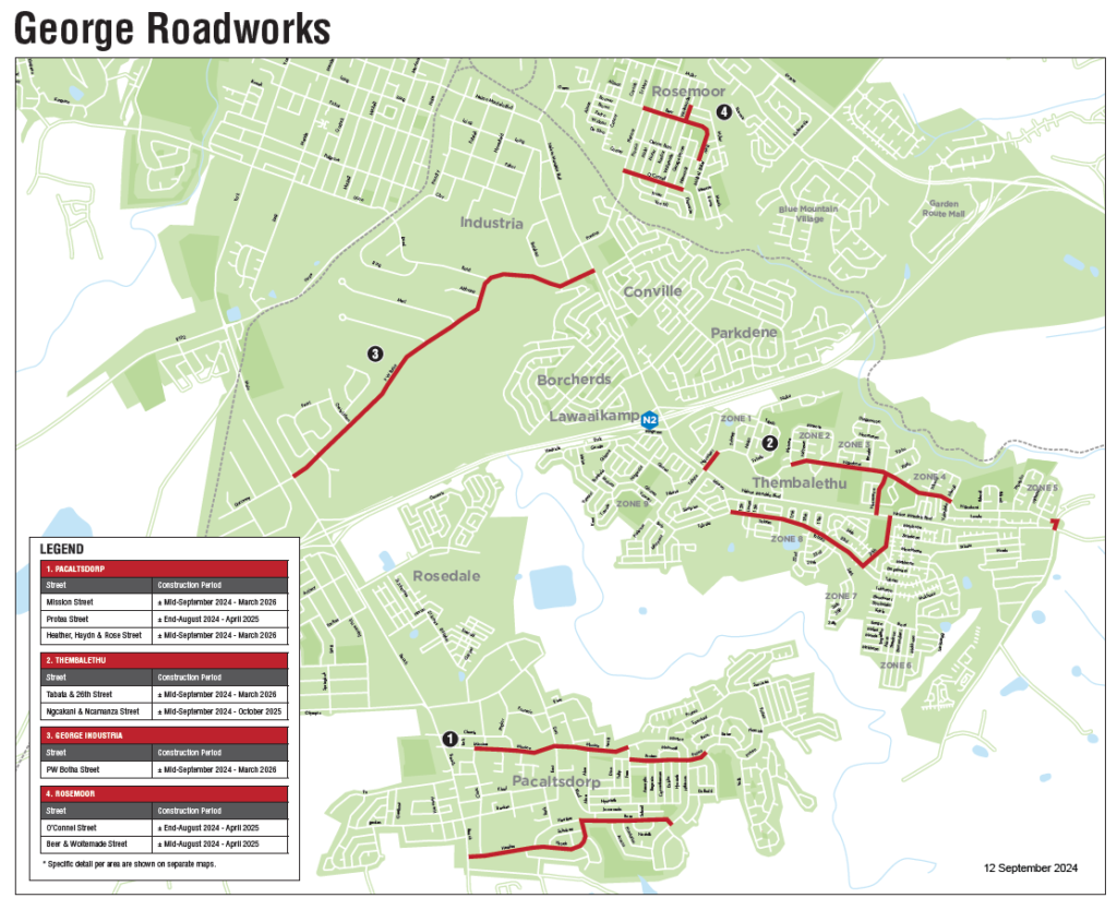 INFRASTRUCTURE AND ROADS UPGRADE FOR GEORGE - George Municipality