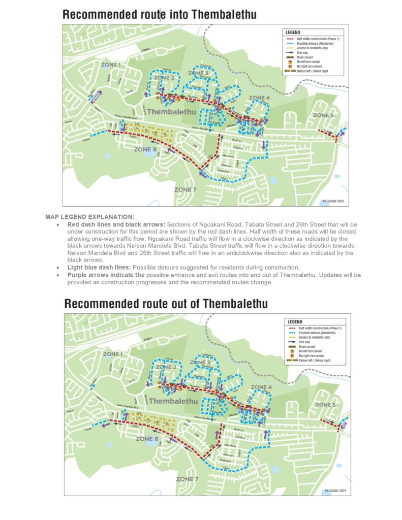 GIPTN Thembalethu Media Notice for Ngcakani Street Phase 3 and Tabata ...